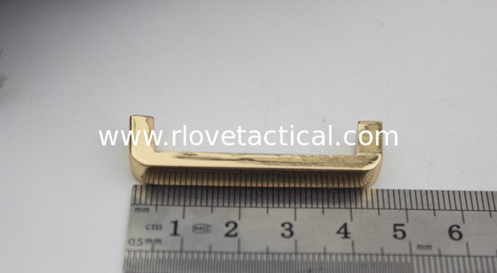 Handbag accessory hanging brush anti brass color zinc alloy 38 mm metal arch bridge for sales