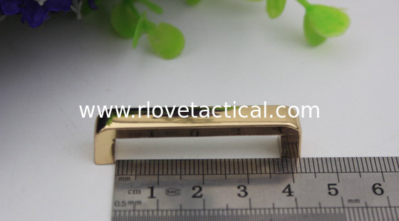 Handbag accessory hanging brush anti brass color zinc alloy 38 mm metal arch bridge for sales