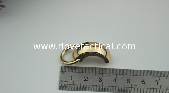 Metal bag part gunmetal color 35 mm zinc alloy handbag arch bridge with nickel free