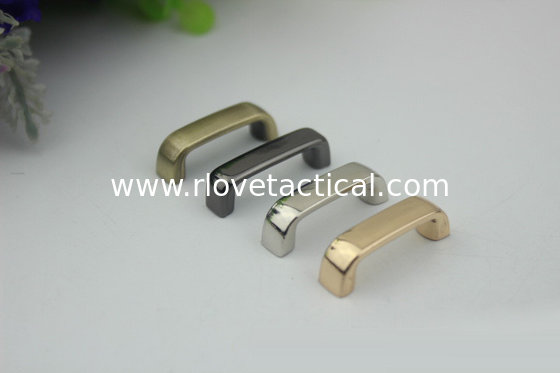 Luxury handbag fitting light gold zinc alloy 20 mm metal arch bridge with high polishing