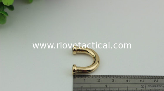 Multi-size 9 mm / 13 mm gunmetal color zinc alloy metal bag fitting arch bridge for leather straps