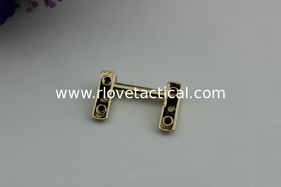 Fashion bag light gold color zinc alloy metal fitting 20 mm arch bridge for purse