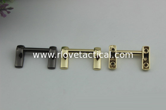 Fashion bag light gold color zinc alloy metal fitting 20 mm arch bridge for purse