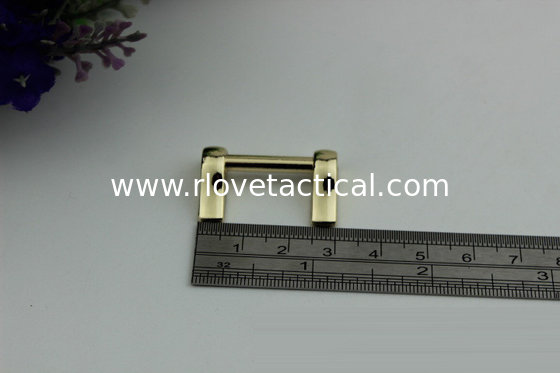 Fashion bag light gold color zinc alloy metal fitting 20 mm arch bridge for purse
