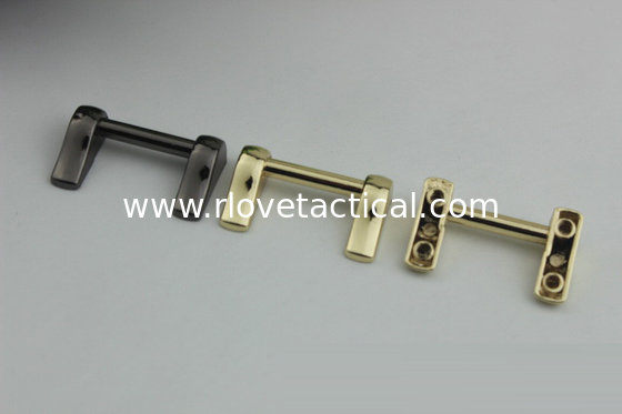 Fashion bag light gold color zinc alloy metal fitting 20 mm arch bridge for purse