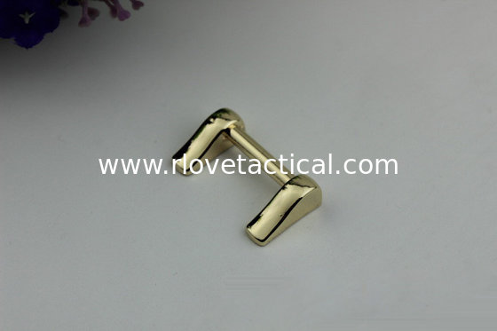 Fashion bag light gold color zinc alloy metal fitting 20 mm arch bridge for purse