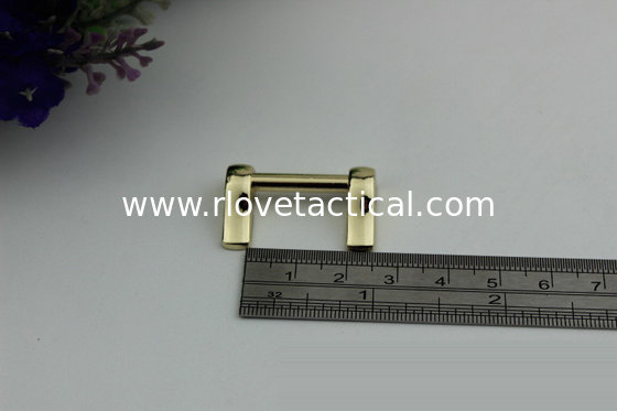 Fashion bag light gold color zinc alloy metal fitting 20 mm arch bridge for purse