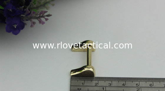 Fashion bag light gold color zinc alloy metal fitting 20 mm arch bridge for purse