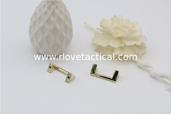 Purse bag accessories light gold 20 mm arch screw button bridge metal buckle for bag strap