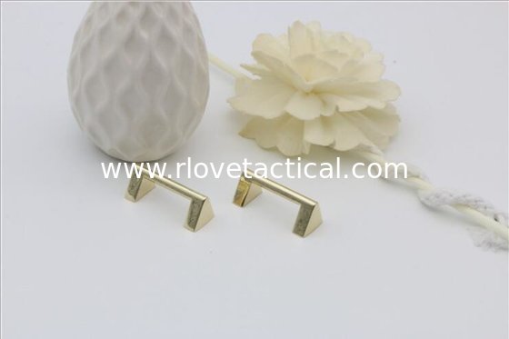Purse bag accessories light gold 20 mm arch screw button bridge metal buckle for bag strap