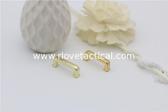 High end zinc alloy light gold 19 mm square metal arch bridge buckle with best price
