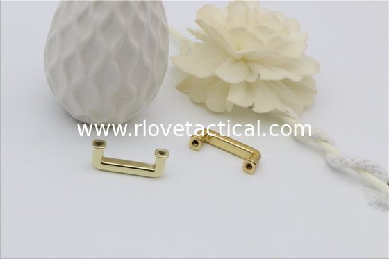 High end zinc alloy light gold 19 mm square metal arch bridge buckle with best price