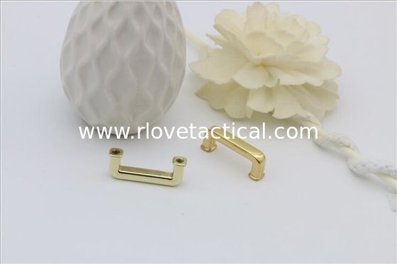 High end zinc alloy light gold 19 mm square metal arch bridge buckle with best price