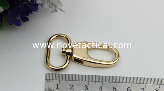 Supply bag accessories various kinds color zinc alloy 26 mm metal snap hooks with nickel free