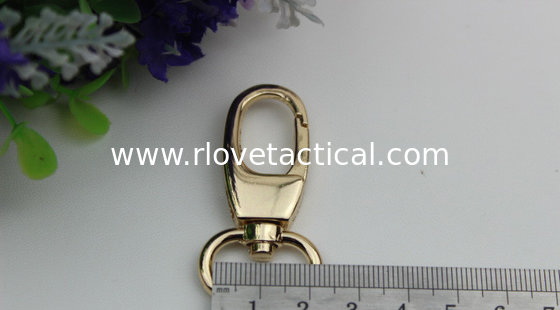 Simple design all kinds of color zinc alloy 20 mm metal swivel snap hooks for handbag leather