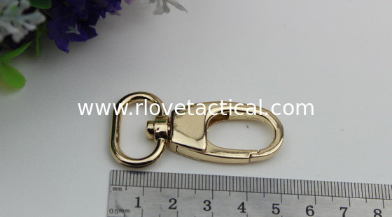 Simple design all kinds of color zinc alloy 20 mm metal swivel snap hooks for handbag leather
