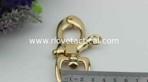 Novelty design handbag 20 mm nickel color metal spring trigger snap hooks for leather strap