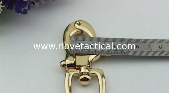 Novelty design handbag 20 mm nickel color metal spring trigger snap hooks for leather strap