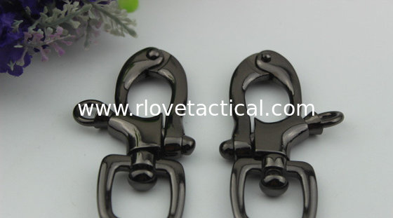 Novelty design handbag 20 mm nickel color metal spring trigger snap hooks for leather strap