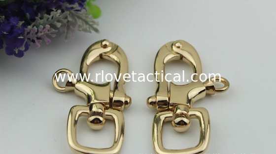 Novelty design handbag 20 mm nickel color metal spring trigger snap hooks for leather strap