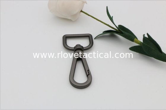 New products zinc alloy gunmetal color 20.7 mm square snap hooks for handbag
