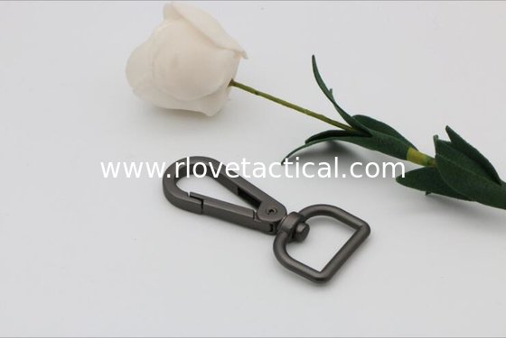 New products zinc alloy gunmetal color 20.7 mm square snap hooks for handbag