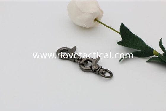 Bag metal accessories zinc alloy gunmetal color 8.5 mm trigger snap hook wholesale