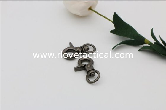 Bag metal accessories zinc alloy gunmetal color 8.5 mm trigger snap hook wholesale