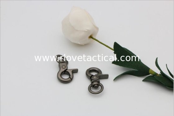 Bag metal accessories zinc alloy gunmetal color 8.5 mm trigger snap hook wholesale