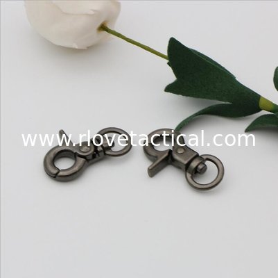 Bag metal accessories zinc alloy gunmetal color 8.5 mm trigger snap hook wholesale