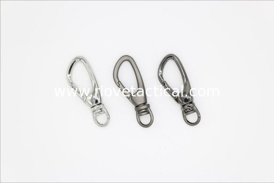 Creative novelty design gunmetal color car hardware accessories metal key chain snap hooks