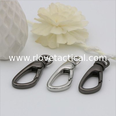 Creative novelty design gunmetal color car hardware accessories metal key chain snap hooks