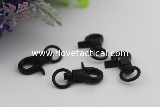 Design 3 style workmanship electrophoresis black zinc alloy metal snap hooks for bags