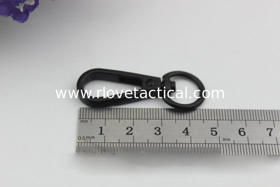 Design 3 style workmanship electrophoresis black zinc alloy metal snap hooks for bags