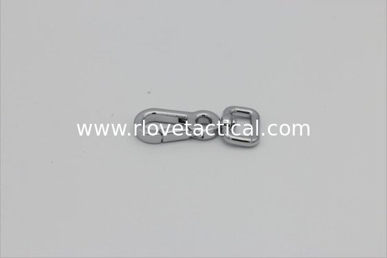Mass bulk production zinc alloy silver color 12.4 mm metal snap swivel hook for bags