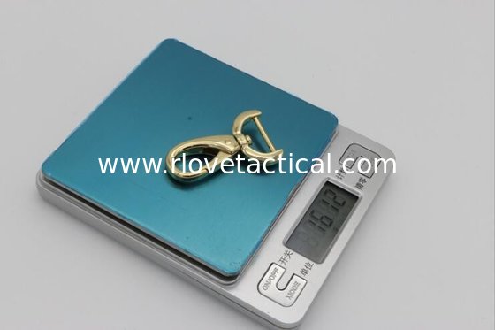 Handbag hardware high polishing metal zinc alloy 3/4 inch gold snap hook d ring