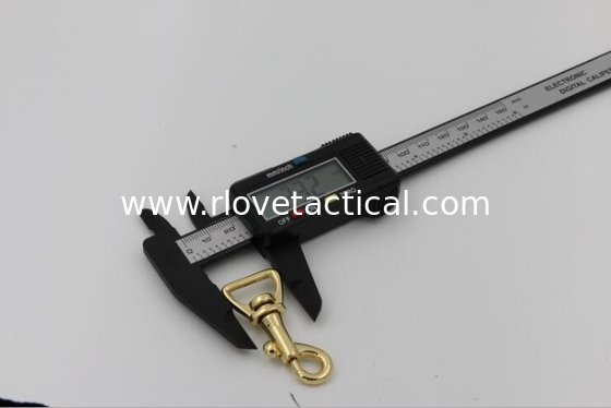 Factory direct high end handbag hardware zinc alloy 15.5 mm gold trigger snap hooks for webbing