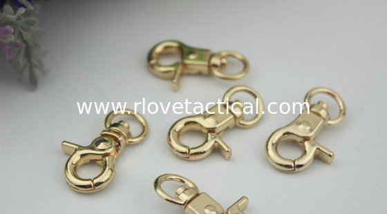 Most popular zinc alloy all kinds of color metal trigger small 10 mm round snap hook