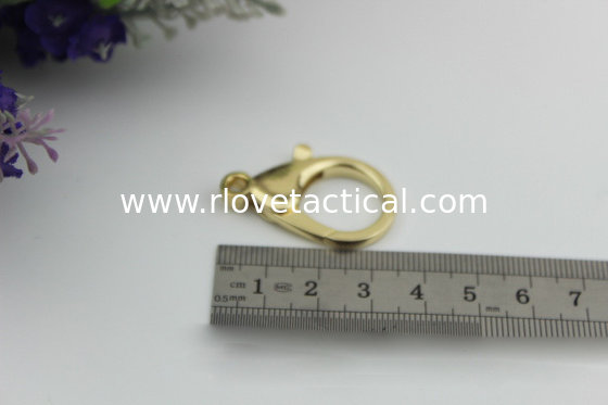 Fashion zinc alloy bag metal mini lobster claw clip snap hook match with metal chain