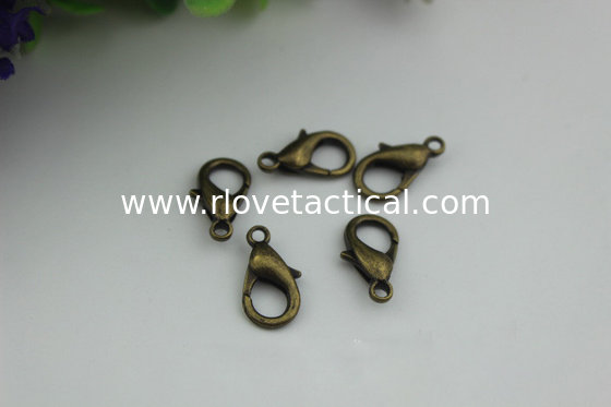Mini style zinc alloy various of color metal swivel snap lobster claw clasp hook with 18 mm
