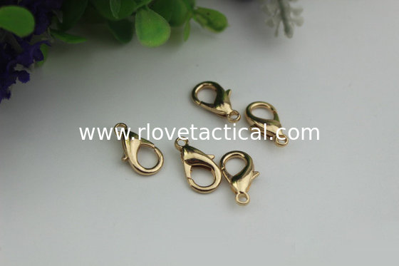 Mini style zinc alloy various of color metal swivel snap lobster claw clasp hook with 18 mm