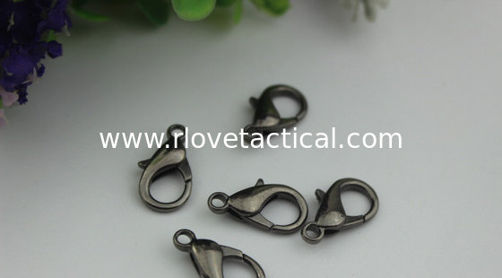 Custom made 4 color zinc alloy length 20 mm bag lobster claw snap hook for metal chains
