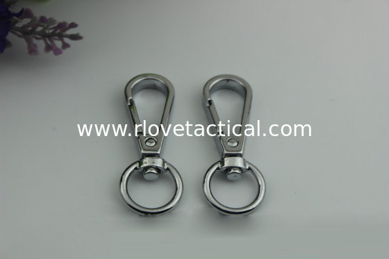 Customized all kinds of color cheap zinc alloy metal round 15 mm snap hook for sling bag