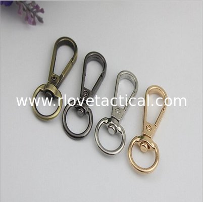 Supply plating 4 color zinc alloy 15 mm cheap snap hooks for webbing