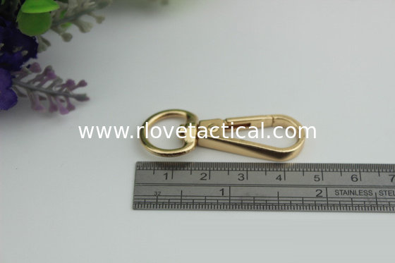 Supply plating 4 color zinc alloy 15 mm cheap snap hooks for webbing