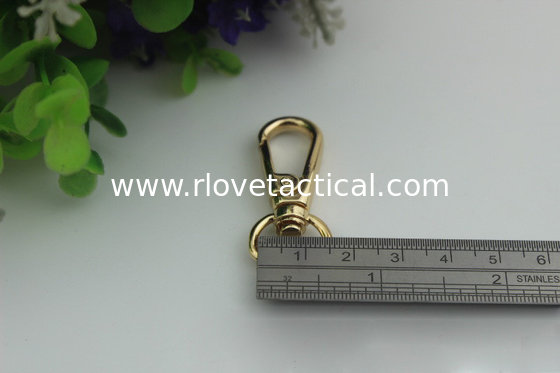Manufacturing plating 6 color high quality metal d ring snap hooks 13 mm for handbag