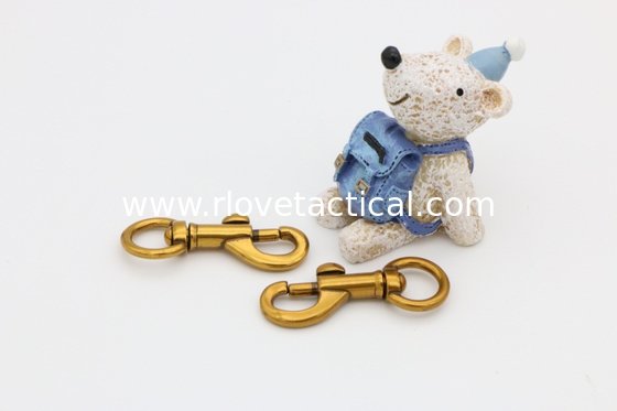 High end antique gold zinc alloy 7.08 grams metal swivel trigger snap hook for lanyard