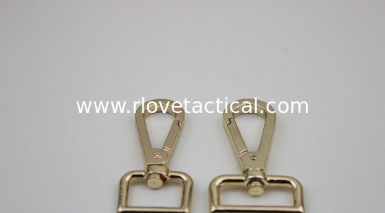 2018 High plating gold zinc alloy 20 & 26 mm square eye bolt metal snap hook for handbags