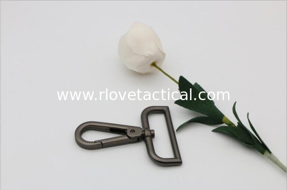 Good quality plating gunmetal color 38.5 mm metal snap hook lanyard for purse