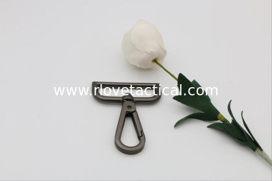 Good quality plating gunmetal color 38.5 mm metal snap hook lanyard for purse